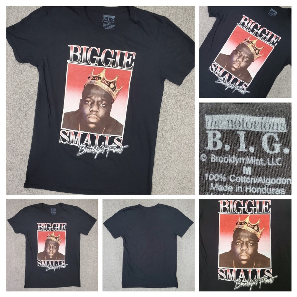 2017 Notorious Big Biggie Smalls Brooklyn Mint T Shir… - Gem